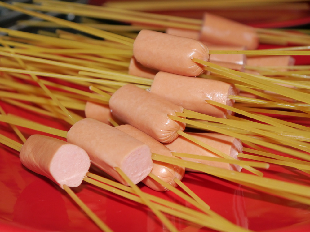 Spaghetti / Knacki - Les gourmandesLes gourmandes